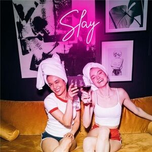 Accents | Slay Neon Sign For Wall Decor Slay Pink Led Neon Light For ...